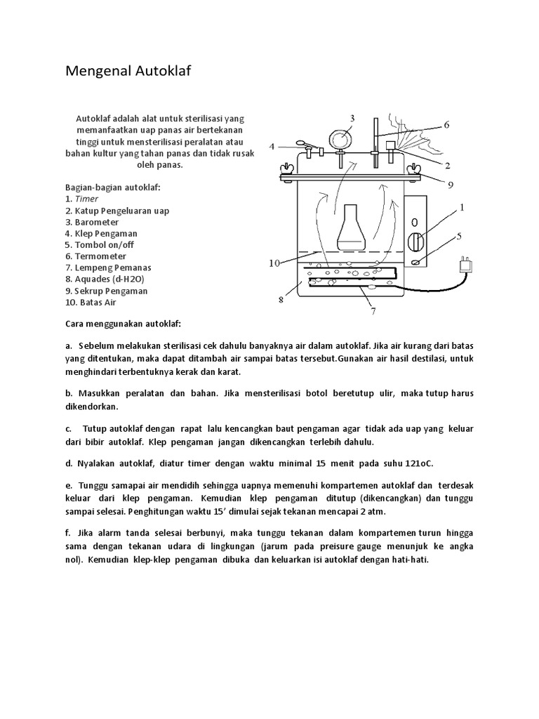 Mengenal Autoklaf | PDF