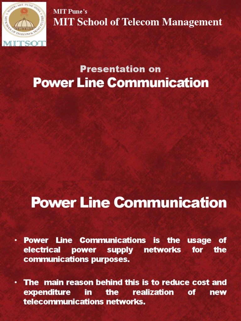 Power Line Communication | PDF