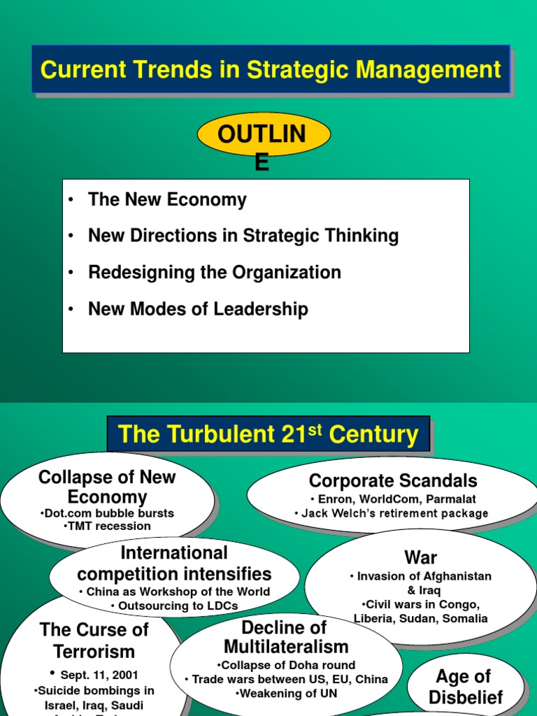 Current Trends in Strategic Management | PDF | Strategic Management ...