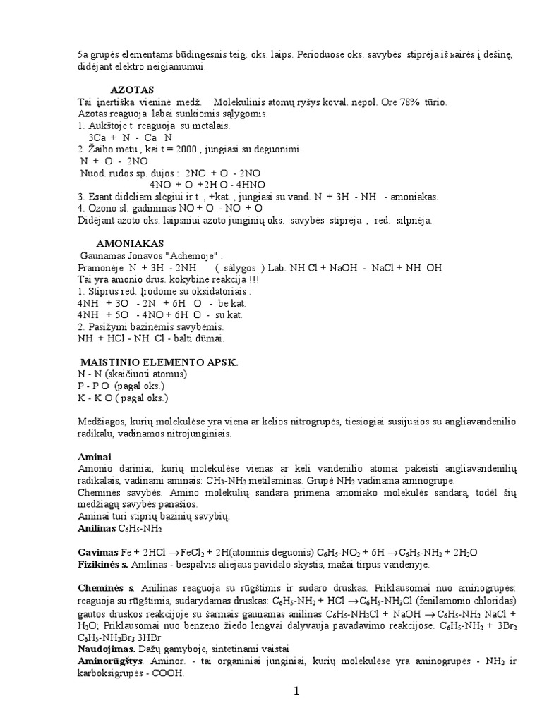 Chemija | PDF