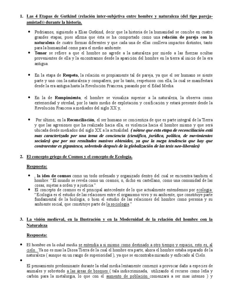 Las 4 Etapas de Gutkind | PDF | Desarrollo sostenible | Residuos