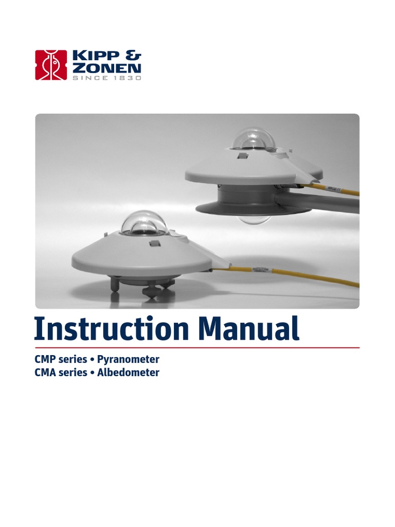 KippZonen Manual CMP Pyranometers CMA Albedometers | PDF | Electrical ...