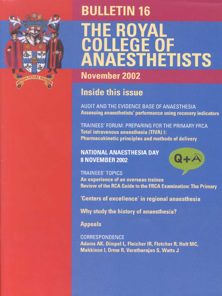 TIVA Part I - Pharmacokinetic Principles and Methods of Delivery PDF | PDF | Anesthesiologist ...