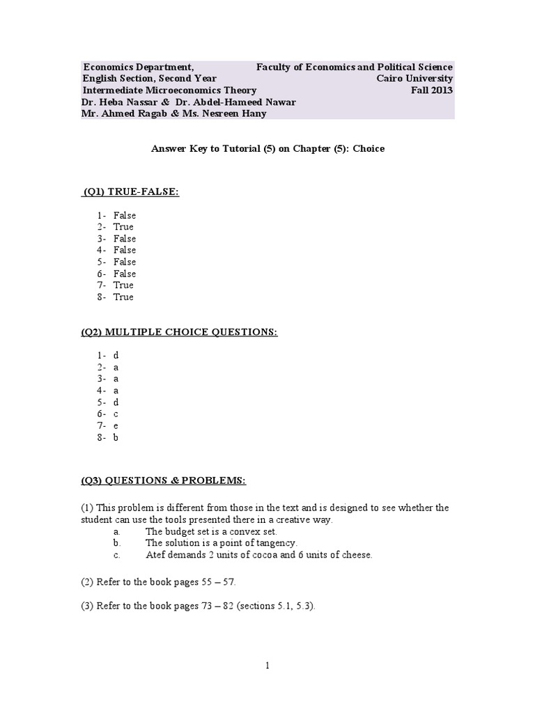 Chapter 5 Solution | PDF