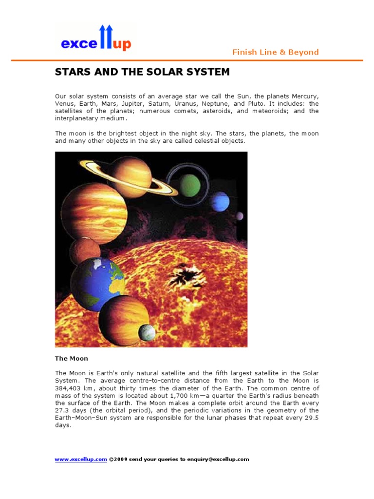 8 Science Stars&SolarSystem | PDF | Planets | Solar System