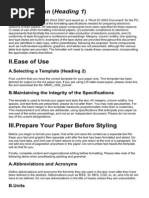 Acm Submission Template | PDF | Microsoft Word | File Format
