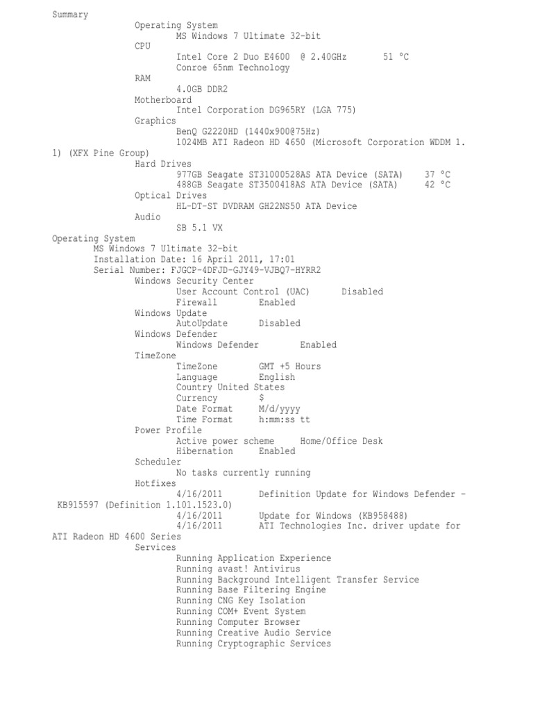 Tejas PC Specs | PDF | Computer Network | Remote Desktop Services
