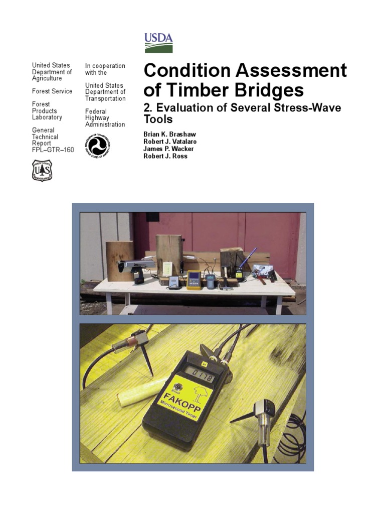 Condition Assessment of Timber Bridges | PDF | Lumber | Wood