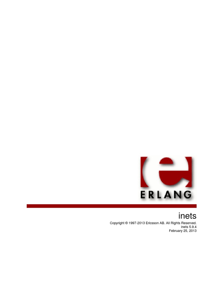 Erlang Inets User Guide | PDF | File Transfer Protocol | Web Server