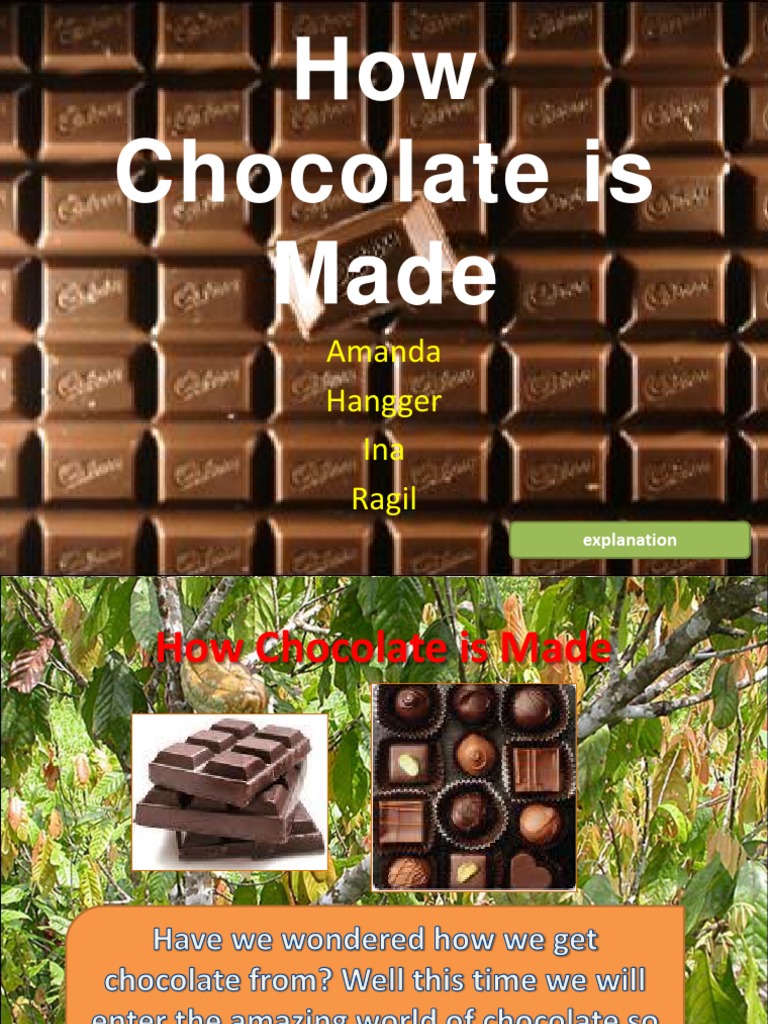 How Chocolate Is Made - Explanation Text | PDF | Cocoa Bean | Chocolate