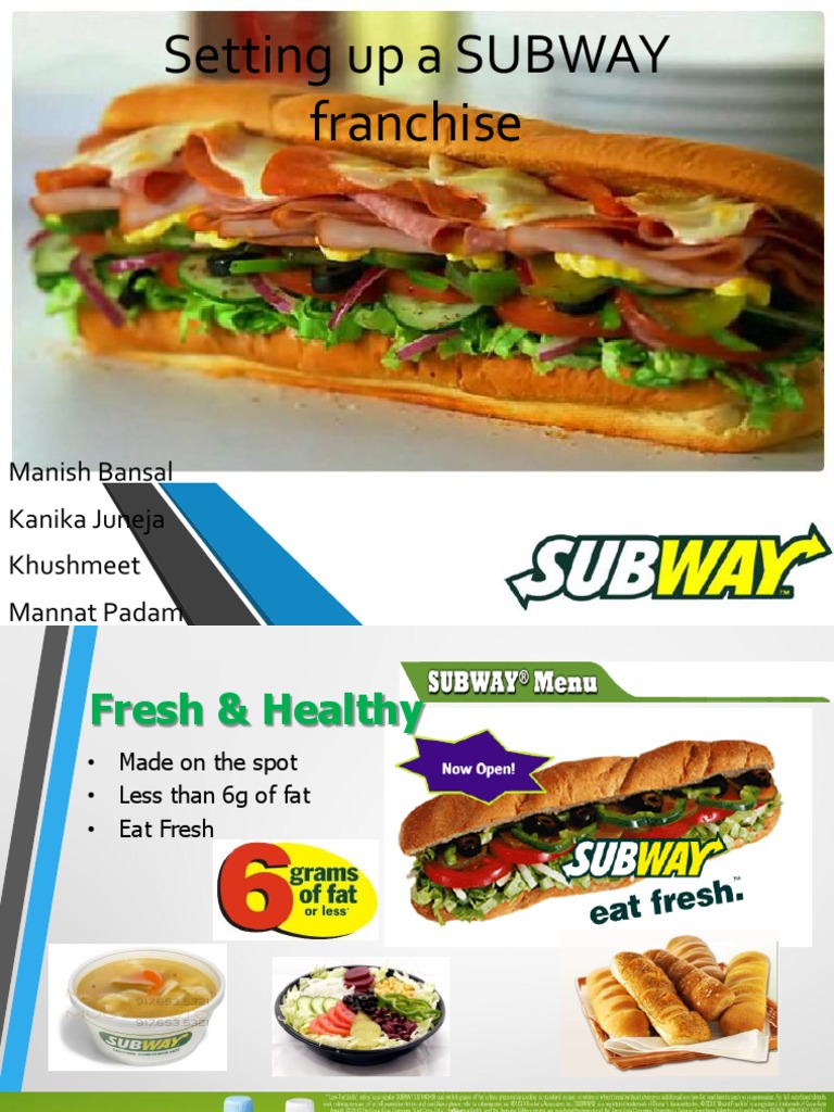 Subway Final | PDF | Franchising | Restaurant And Catering