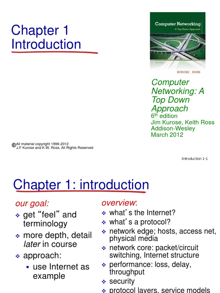 Computer Networking: A Top Down Approach: 6 Edition Jim Kurose, Keith Ross Addison-Wesley March ...