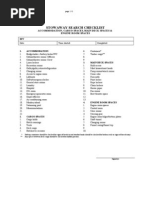 Pre-Joining Familiarization Check List | PDF