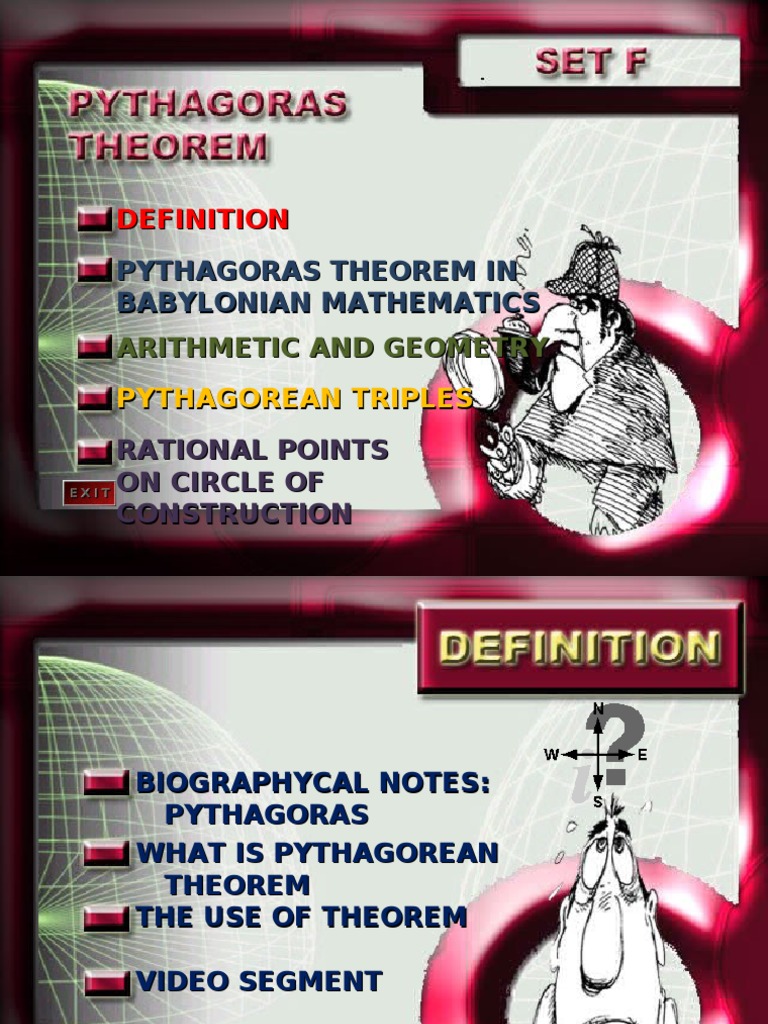 Definition Pythagoras Theorem in Babylonian Mathematics Arithmetic and ...