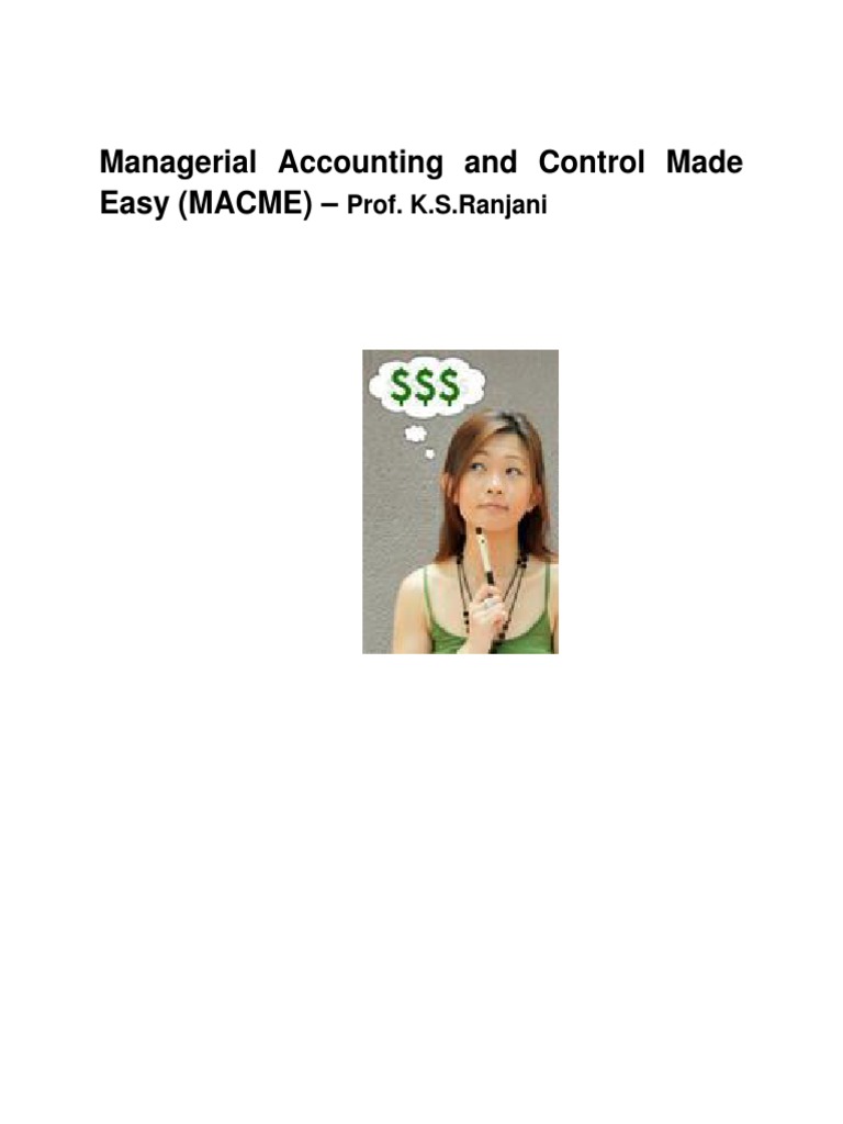 Management Accounting Made Easy | PDF | Gross Margin | Cost