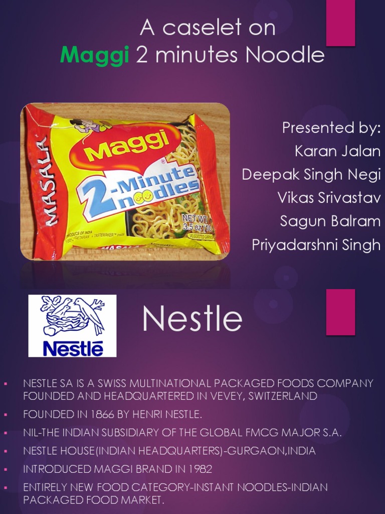 Maggi Final | PDF | Cuisine | Foods