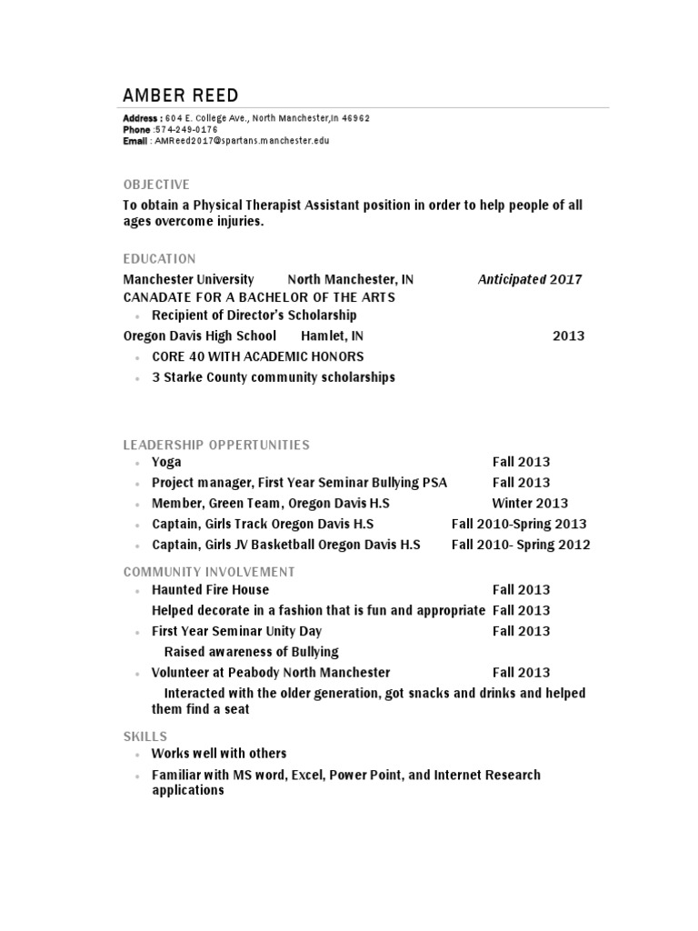 Current Resume | PDF