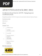 Individual Certification Programs (Icp) Fees: Initial Certification API ...