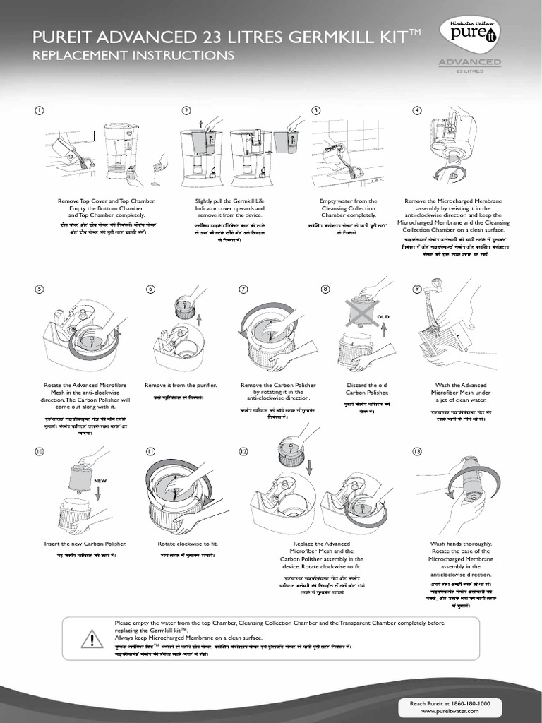 Pureit Advanced GKK Leaflet | PDF
