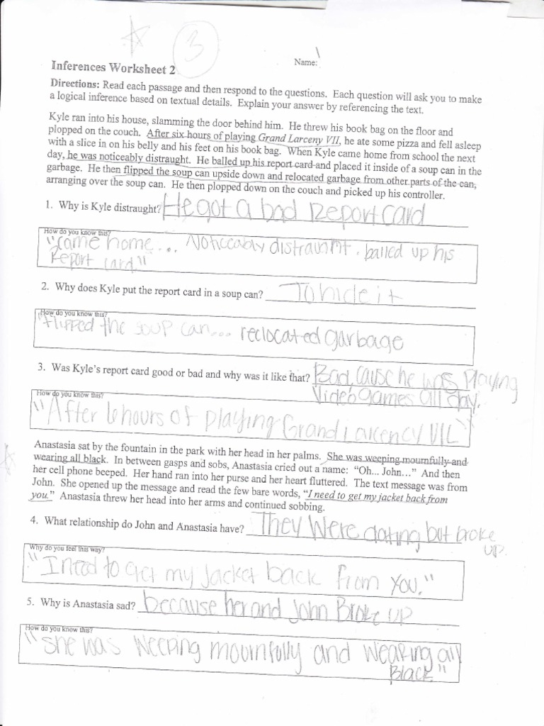 Inference Story | PDF