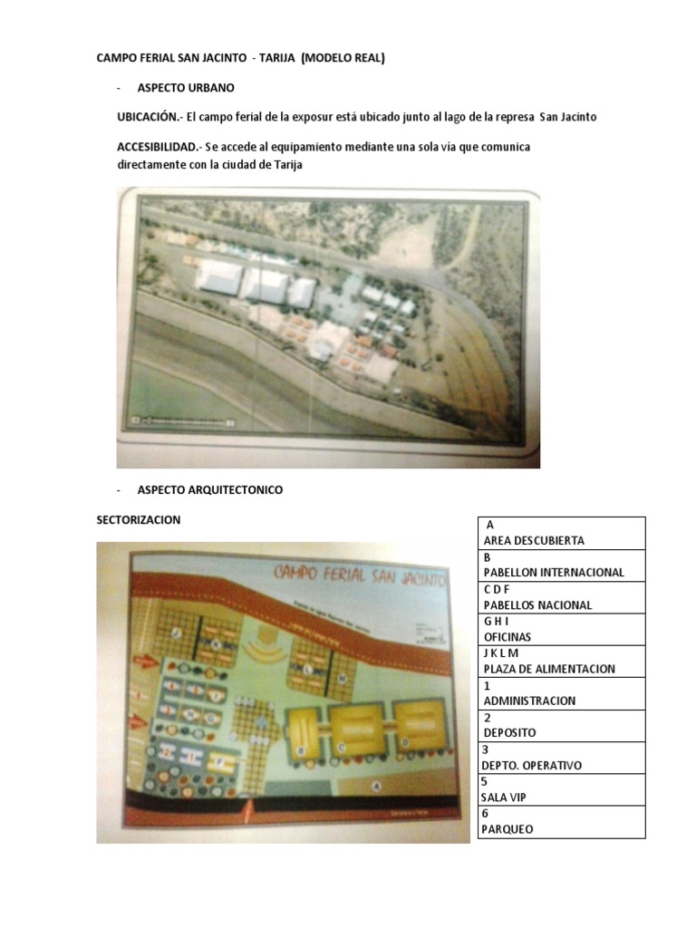 Campo Ferial San Jacinto en Tarija | PDF