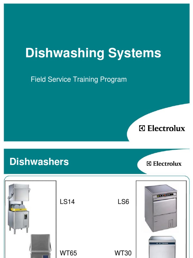 Usa Dishwasher Tech. Training | PDF | Dishwasher | Boiler