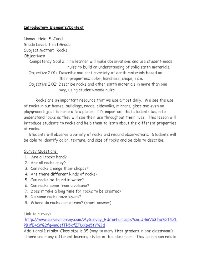 First Grade Rocks | PDF | Learning Styles | Teaching