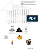 Halloween Positional Words Worksheet - Docx" | PDF | Young Adult ...