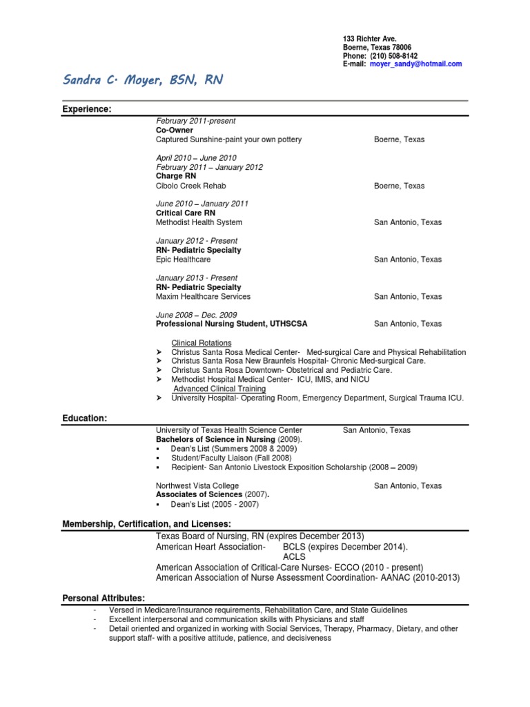 Sandy Resume | PDF