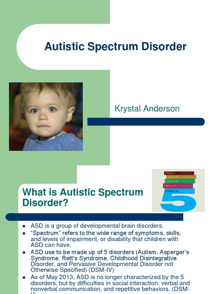 Autistic Spectrum Disorder Presentation | PDF | Autism Spectrum ...
