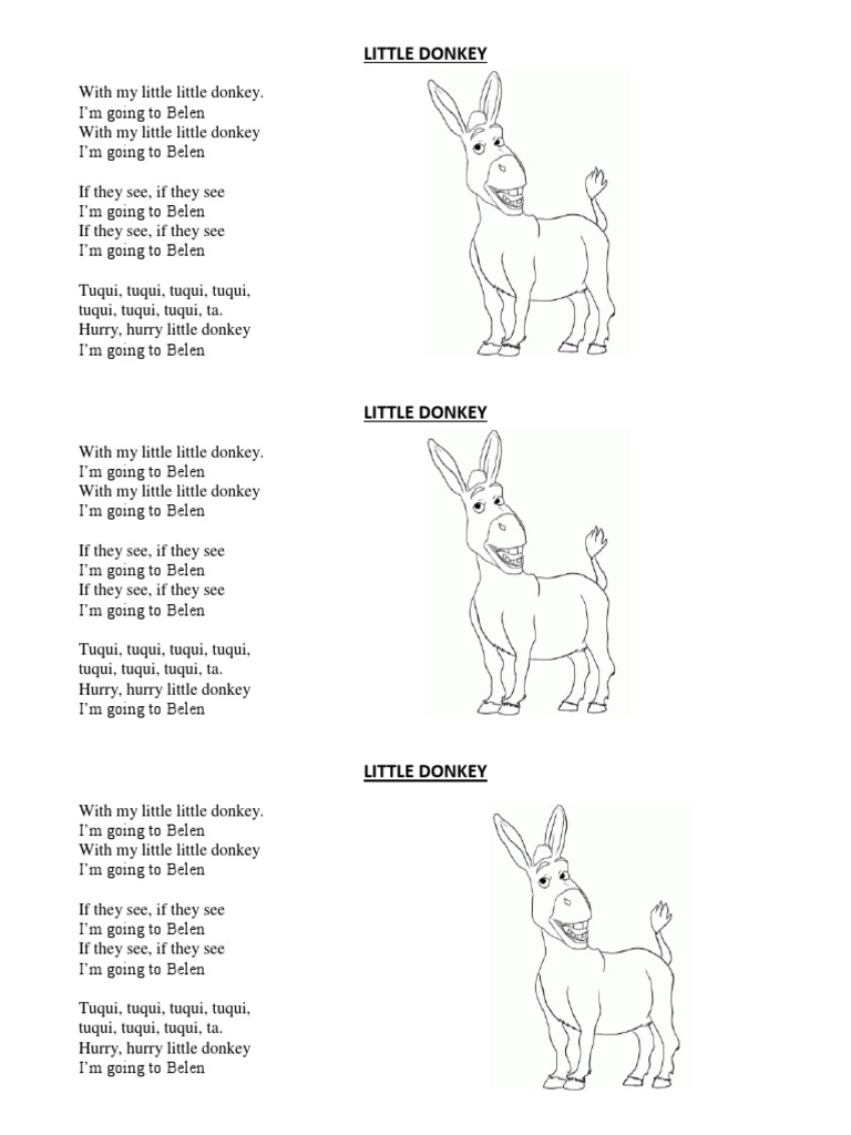 Little Donkey | PDF