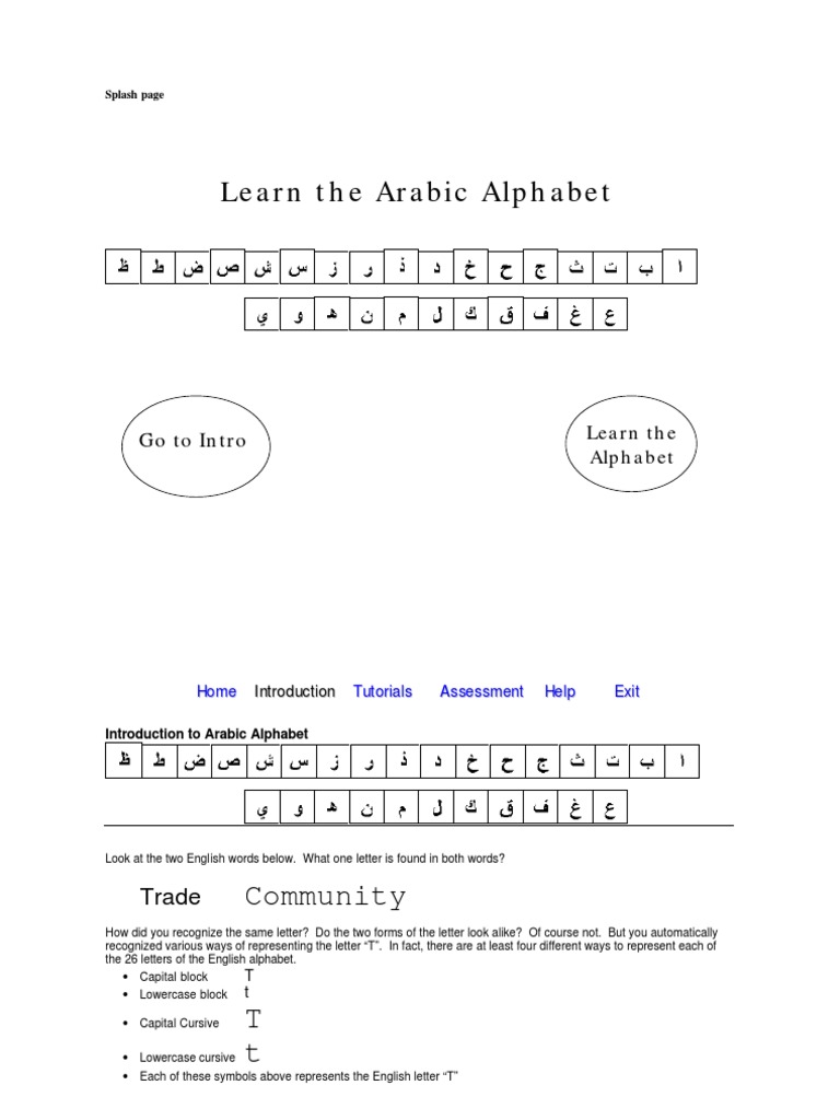 Learn Arabic | PDF