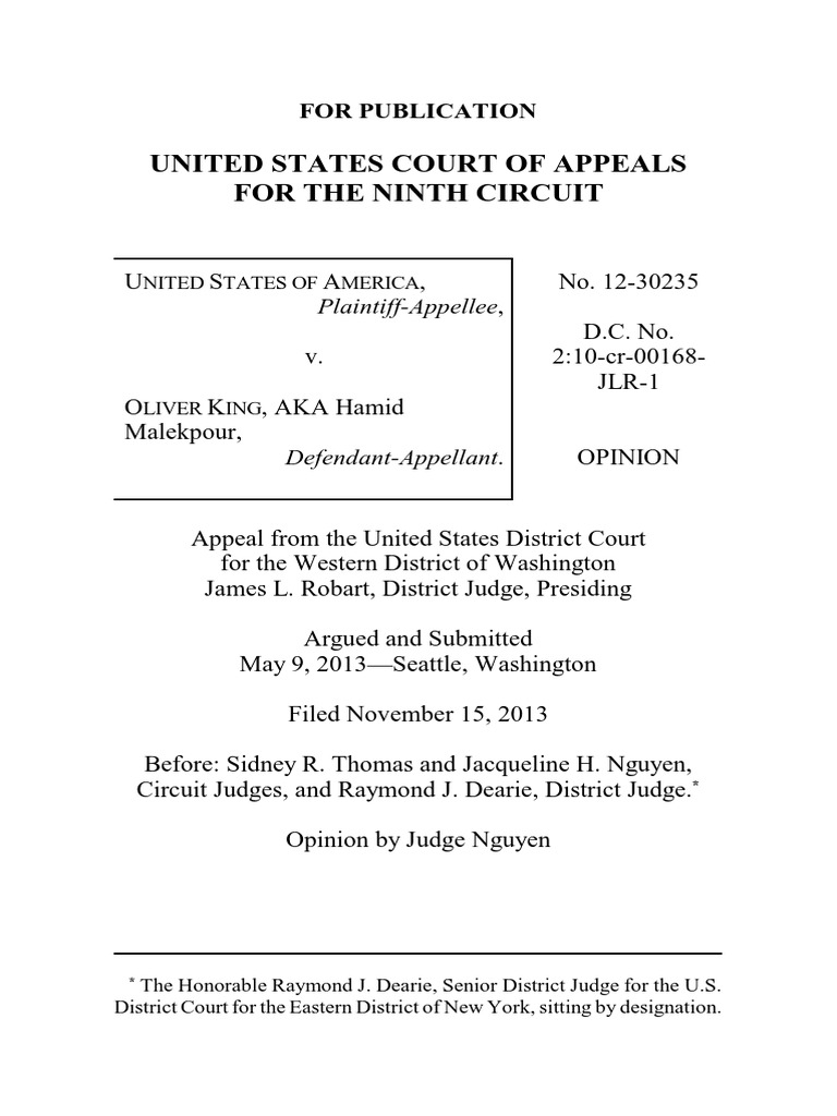 United States Court of Appeals For The Ninth Circuit | PDF | Evidence ...