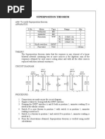 Verification of Superposition Theorem Lab Report | PDF | Electrical Network | Physical Quantities
