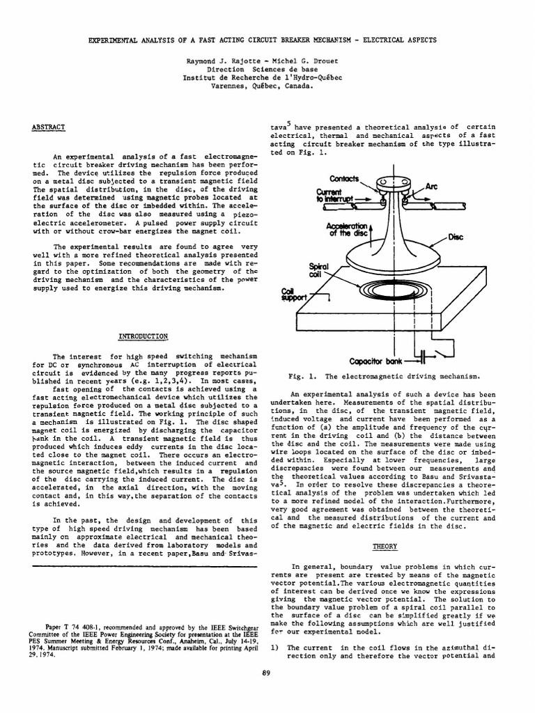 Thomson Coil | PDF | Inductor | Electromagnetic Induction