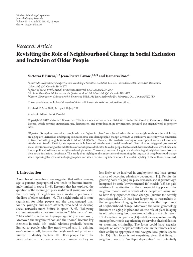 148287 | PDF | Social Exclusion | Attachment Theory