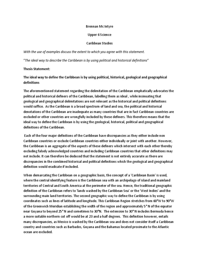 With The Use of Examples Discuss The Extent To Which You Agree With ...