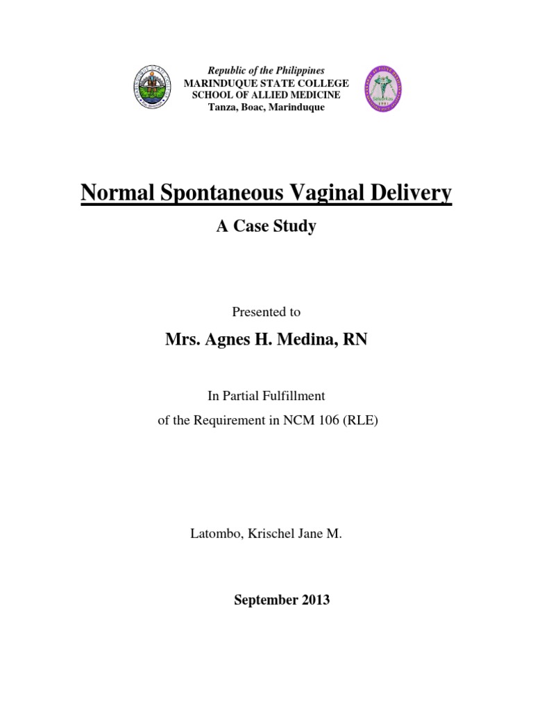 NSVD Case Study | Download Free PDF | Uterus | Childbirth