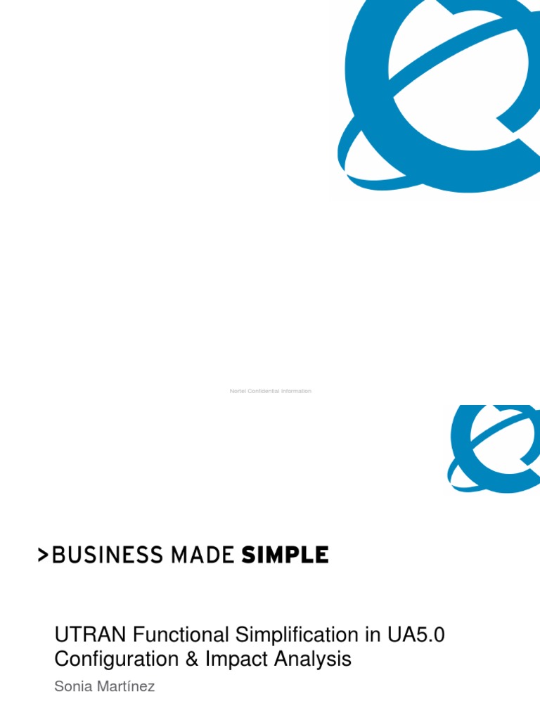 UTRAN Simplification | PDF | Algorithms | Telecommunications