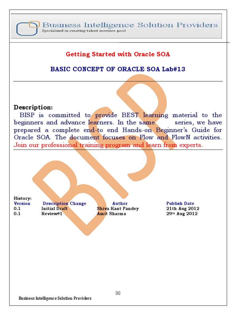 Oracle SoA Part LAB Xiii | PDF | Computing | Software