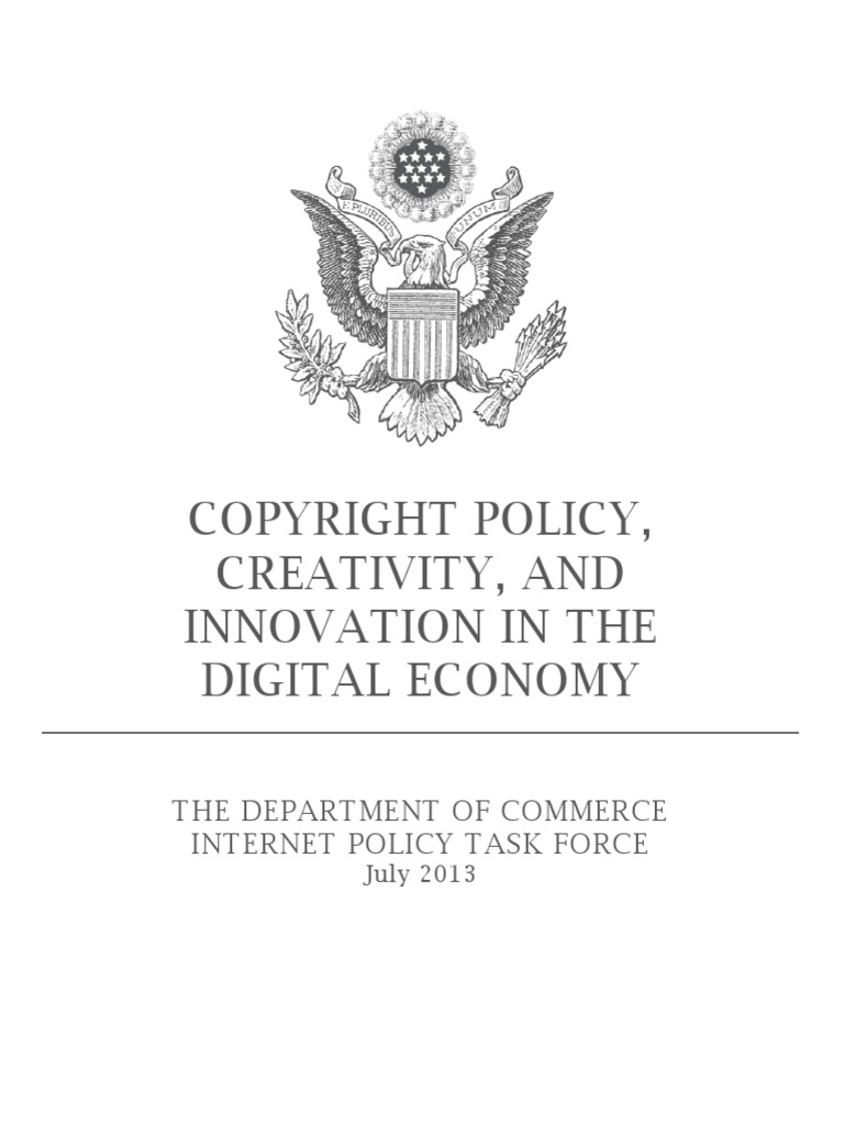 Copyright Green Paper | PDF | Copyright Infringement | Digital ...