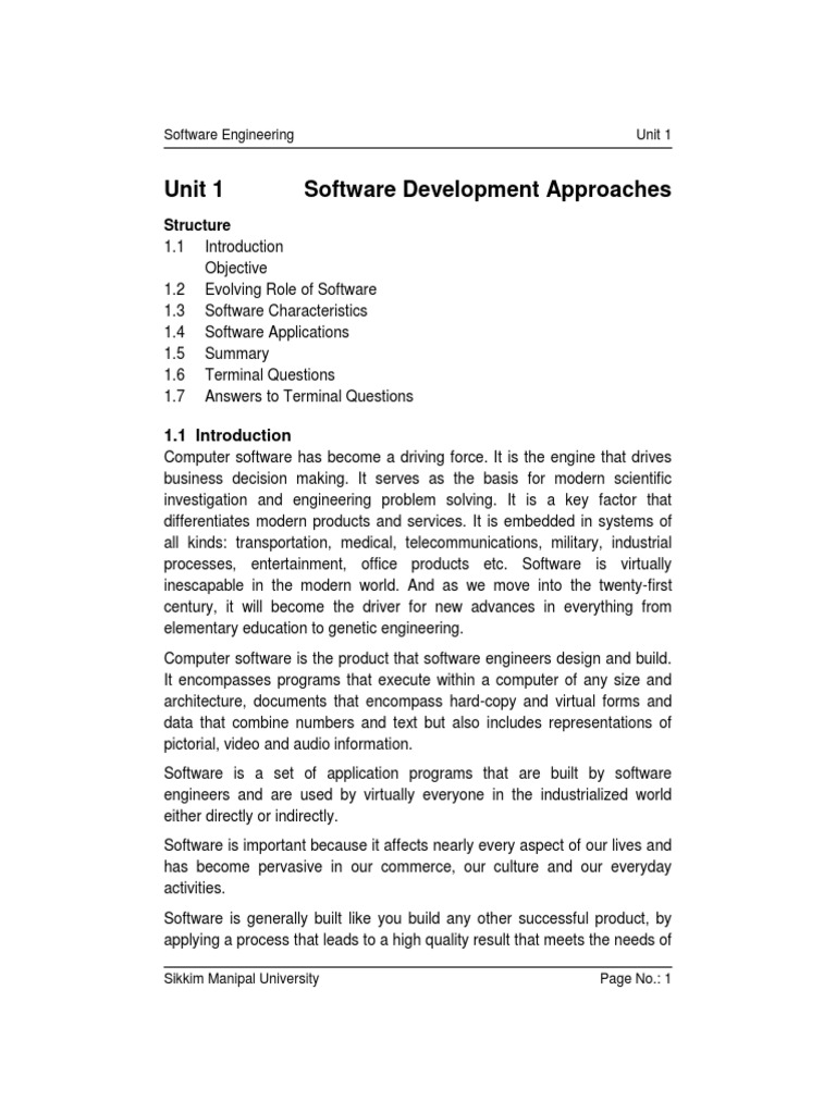 Software Development Basics | PDF | Reliability Engineering | Component Based Software Engineering