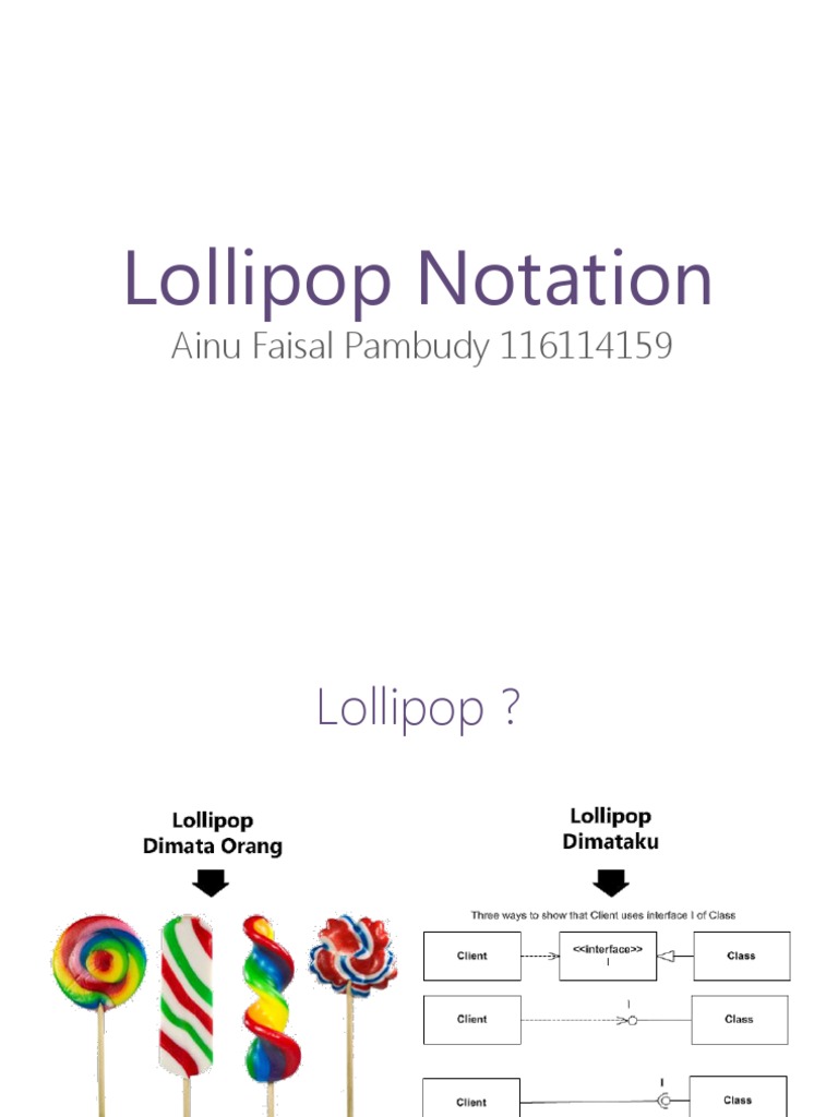 Lollipop Notation - UML | PDF