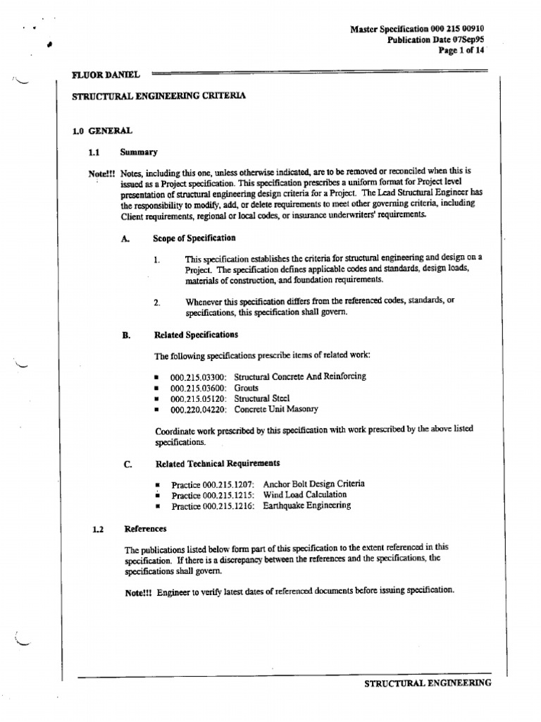 Fluor Daniels 000-215-00910 | PDF