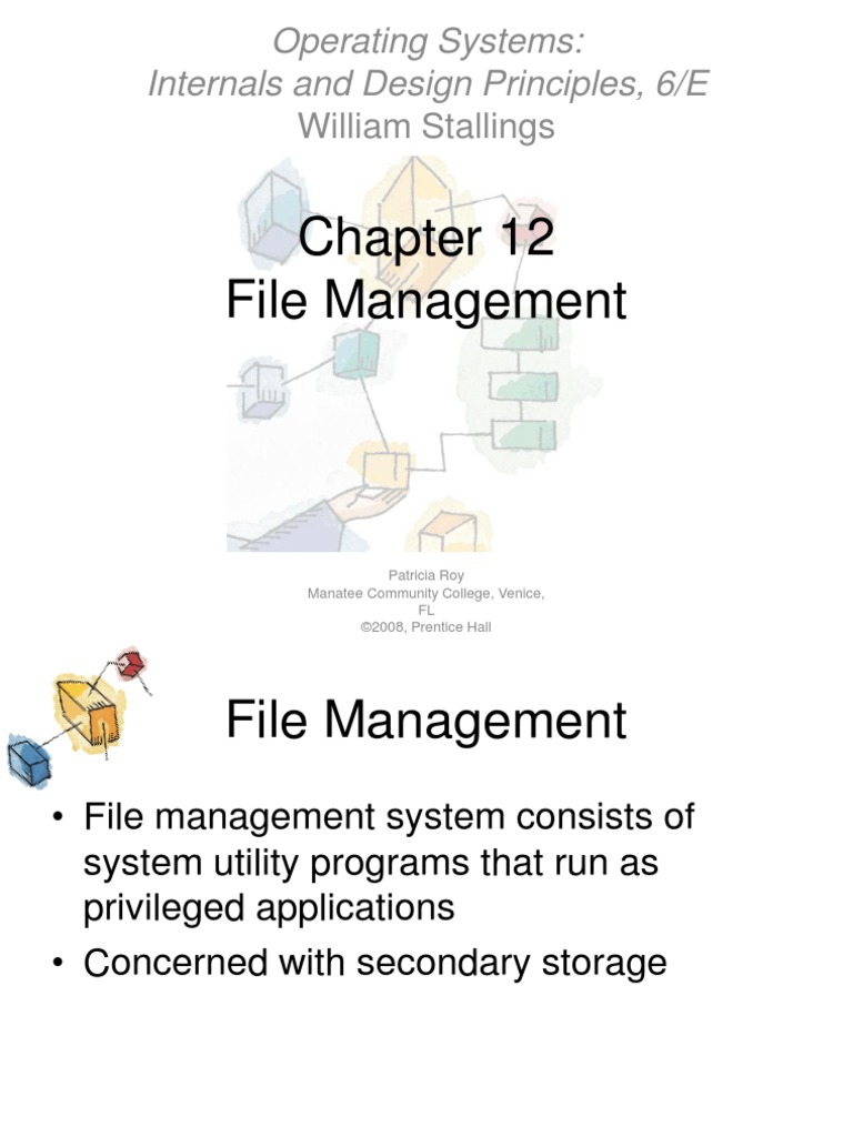 File Management in Operating System of A Computer | PDF | Database ...