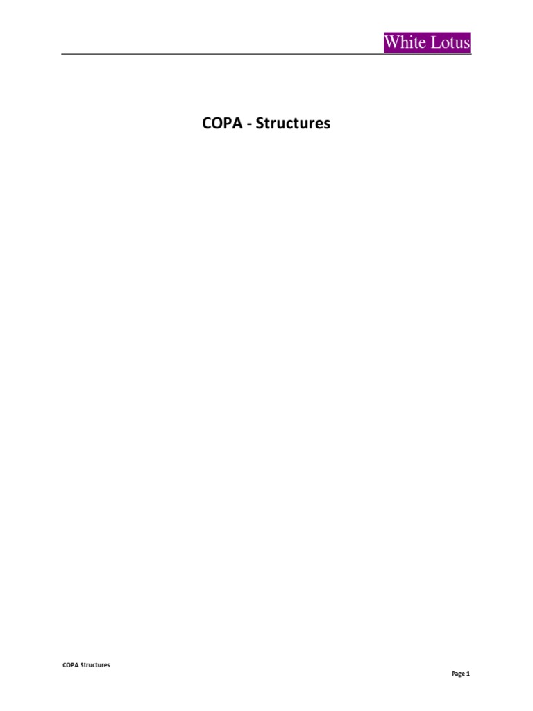 36.COPA Structures | PDF | Profit (Accounting) | Currency