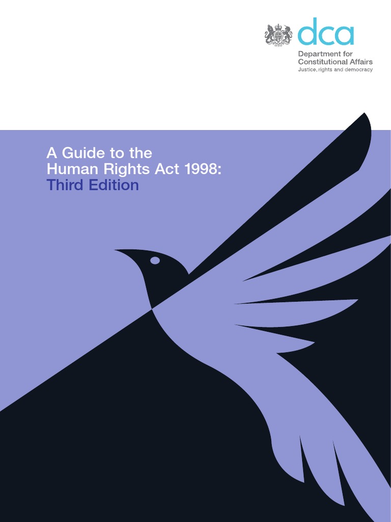 A Guide To The Human Rights Act 1998: Third Edition | PDF | European ...