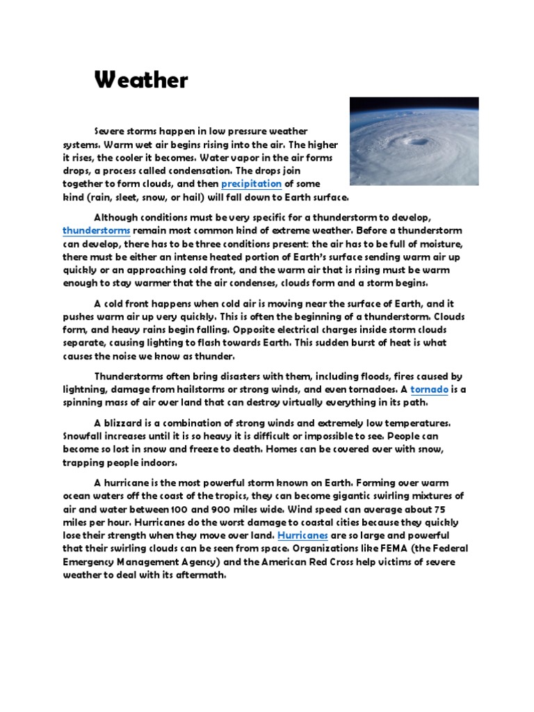 Understanding Severe Weather Events | PDF | Travel | Science & Mathematics