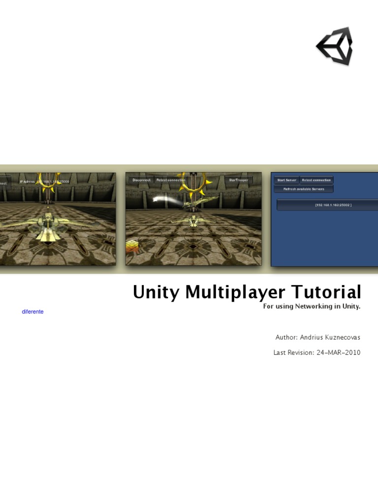 Unity Multiplayer Tutorial | PDF | Port (Computer Networking) | Ip Address
