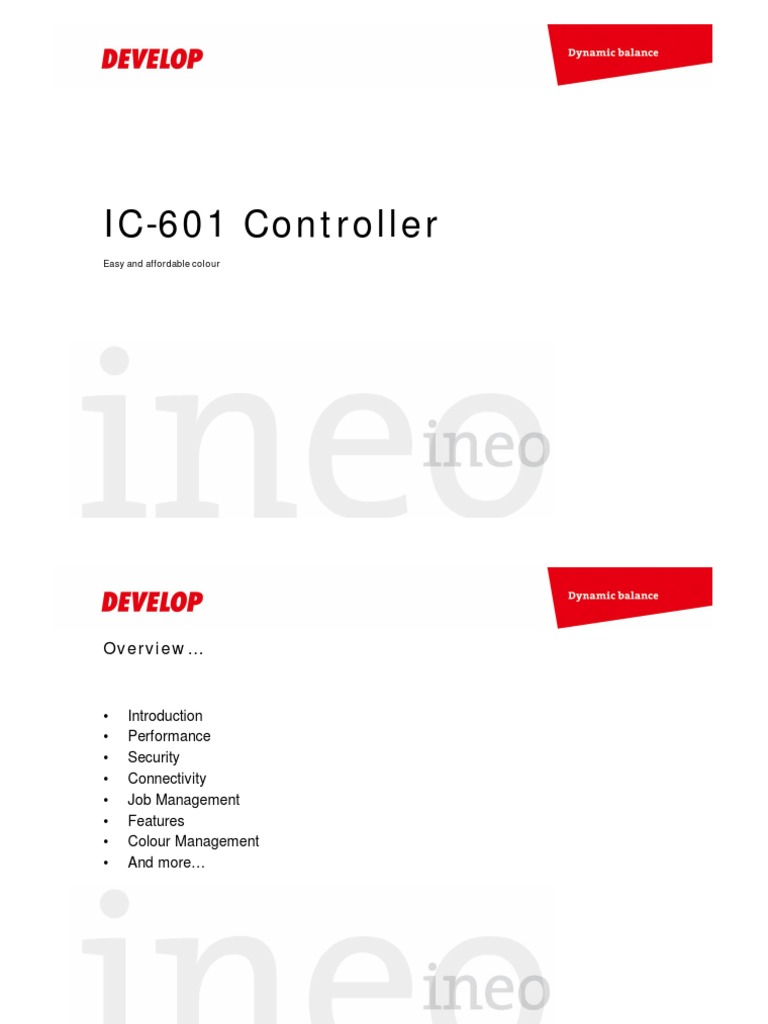 IC-601 Product Presentation e F | PDF | Computing | Digital Technology